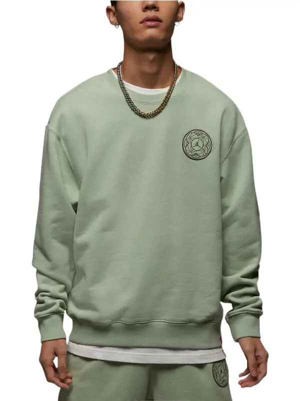 JORDAN Air Flight Heritage Embroidered Crewneck Sweatshirt - Default Colorway