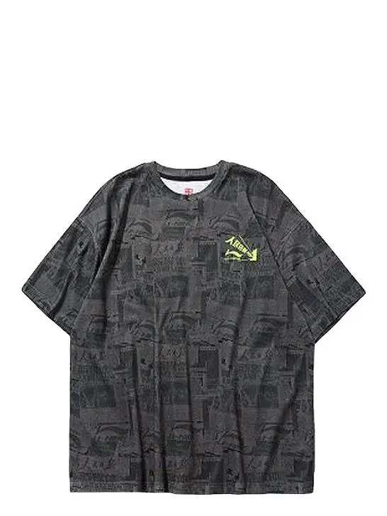 LI-NING X Printing Short Sleeve - Grey