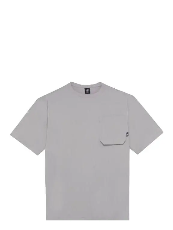 NEW BALANCE Logo Crew Neck Tee Asia Sizing - Grey