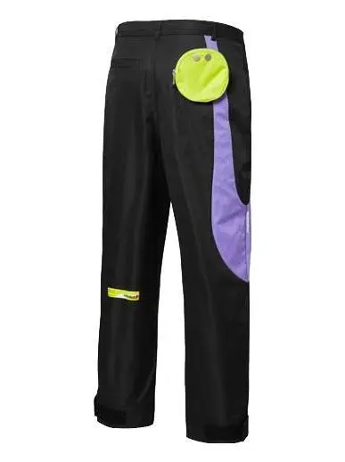 PUMA X Roaringwind Oversized Pants 'black Purple Yellow - Black/purple/yellow