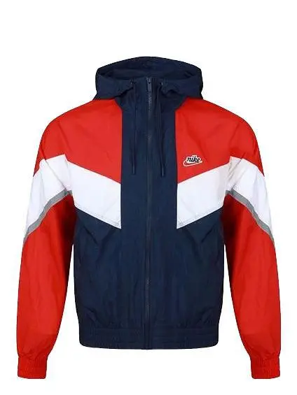 Nike Windrunner+ Hooded Windproof Reflective Jacket - Red