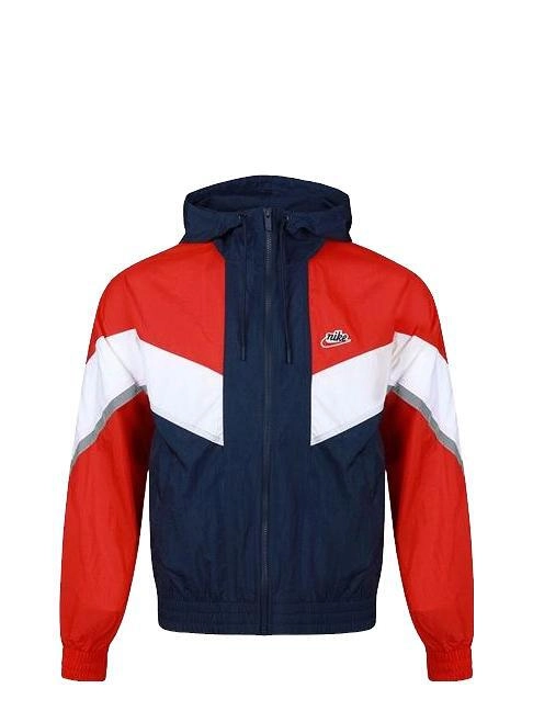 Nike Windrunner+ Hooded Windproof Reflective Jacket - Red