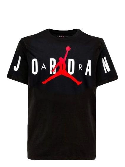 JORDAN Air Mj Dna Stretched Logo Print - Black
