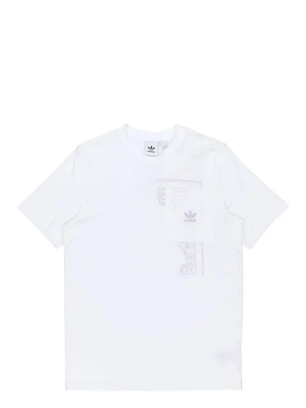Adidas Originals Short Sleeve T-shirt With Pocket - White