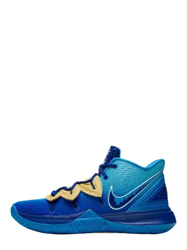 Nike Kyrie 5 X Concepts "orion's Belt" High-top Sneakers - Blue Hero/mutli/club Gold