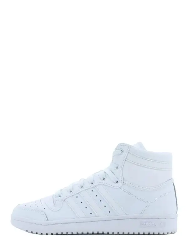 Adidas Top Ten High Top Lace Up Sneakers - White