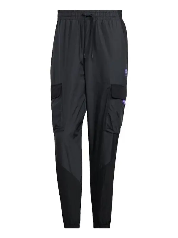 Adidas Neo Solid Color Multiple Pockets Woven Bundle Feet Sports Pants/trousers/joggers Black - Multi-color