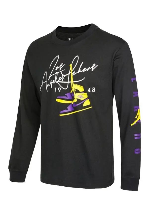 Nike Lakers "city Statement" Long Sleeve T-shirt - Default Color