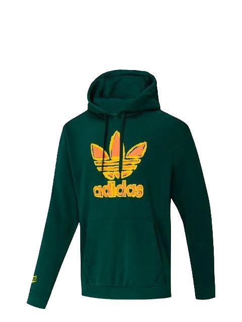Adidas Originals Large Logo Graphic Hoodie - Green