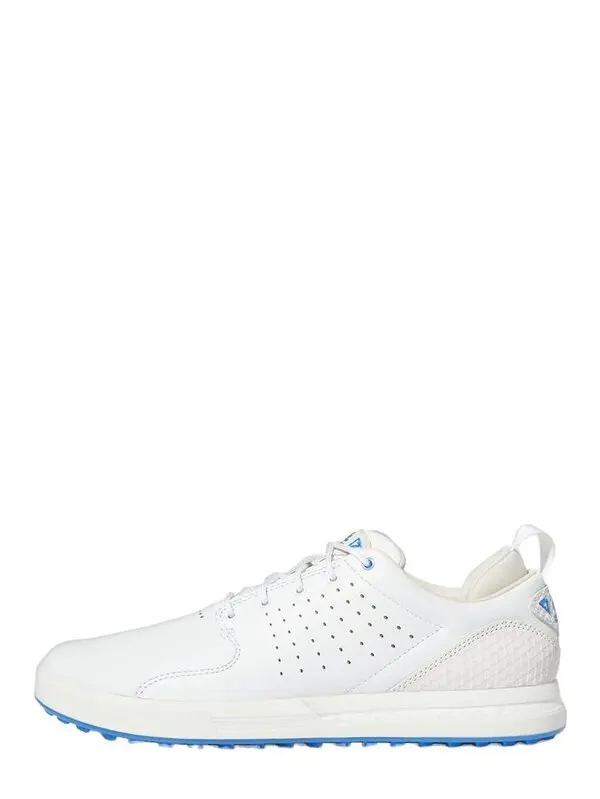 Adidas Flopshot Spikeless Golf Shoes - White/blue