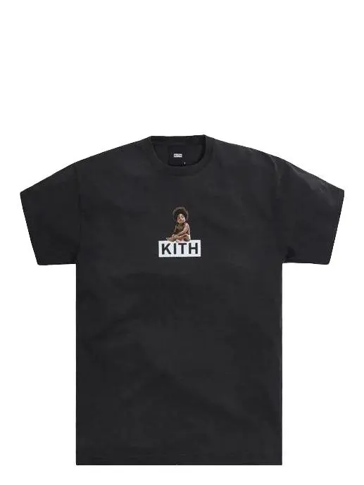 Kith For The Notorious B.i.g Ready To Die Classic Logo Vintage Tee - Black