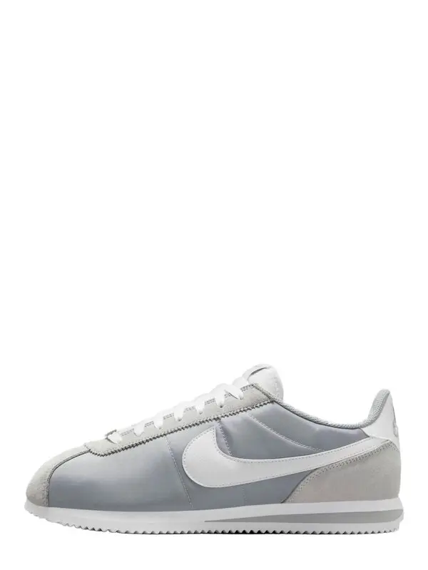 Nike Cortez Textile Sneakers - Flat Silver/white