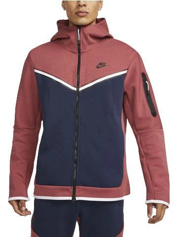 Nike Zipper Hooded Jacket - Brownred