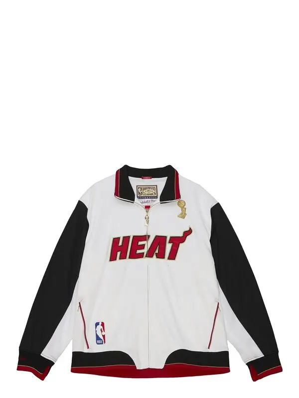 Mitchell & Ness Nba Miami Heat 2012 Champions Jacket - White/black