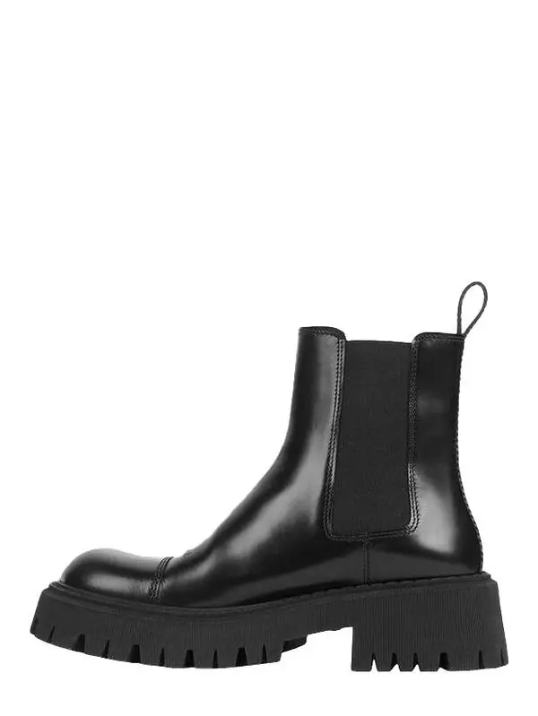 Balenciaga Tractor 20mm Boots - Black