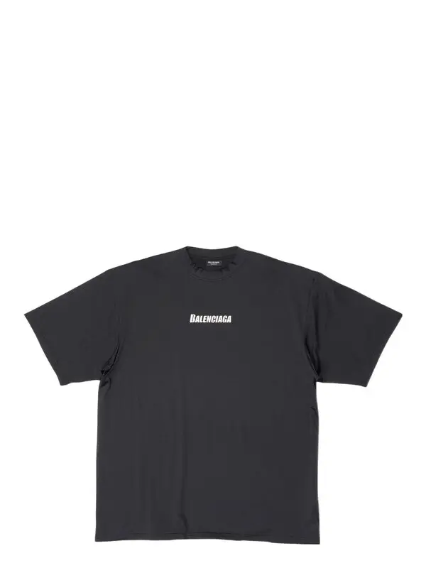 Balenciaga Short Sleeve T-shirt - Black