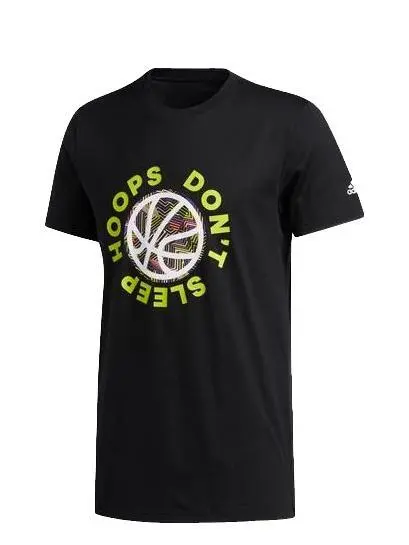 Adidas Basketball Graphic Tee - Black
