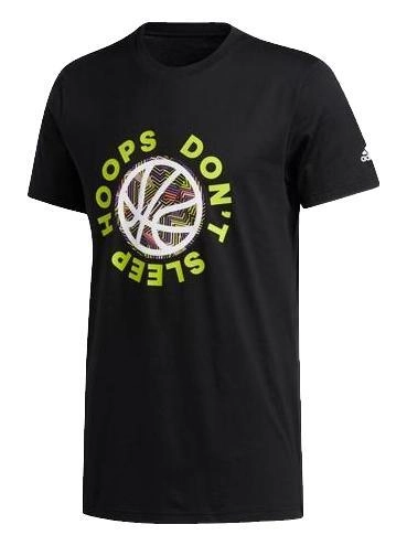 Adidas Basketball Graphic Tee - Black