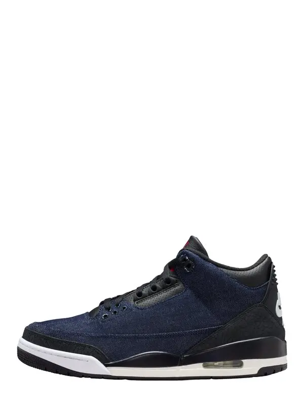 JORDAN 3 Retro X Levi's Indigo Sneakers - Denim/black/sail