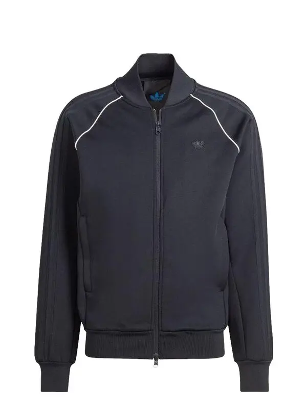 Adidas Blue Version Sst Track Jacket - Black