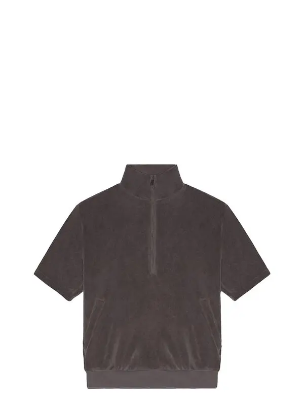 Fear Of God Drop2 Ss23 Half-zip Sweatshirt 'off - Black
