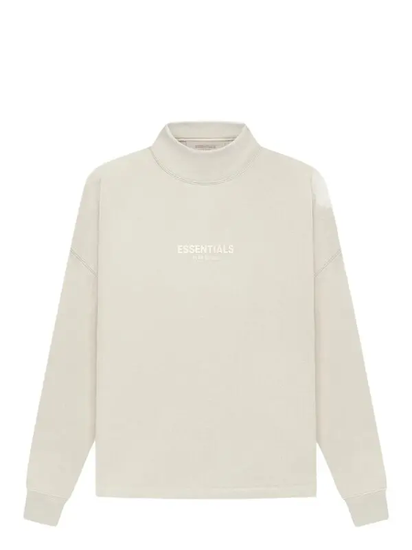 Fear Of God Relaxed Mockneck Wheat Logo - Default Colorway