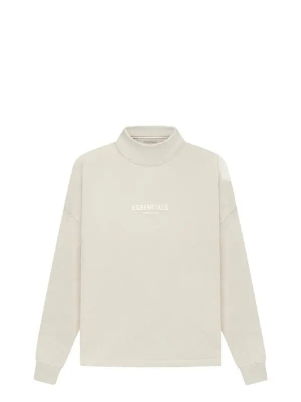 Fear Of God Relaxed Mockneck Wheat Logo - Default Colorway