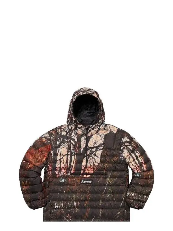 Supreme Micro Down Half Zip Hooded Pullover - Multi-color