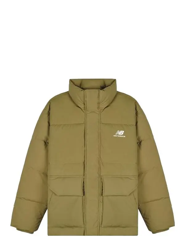 NEW BALANCE Puffer Jacket - Olive Green