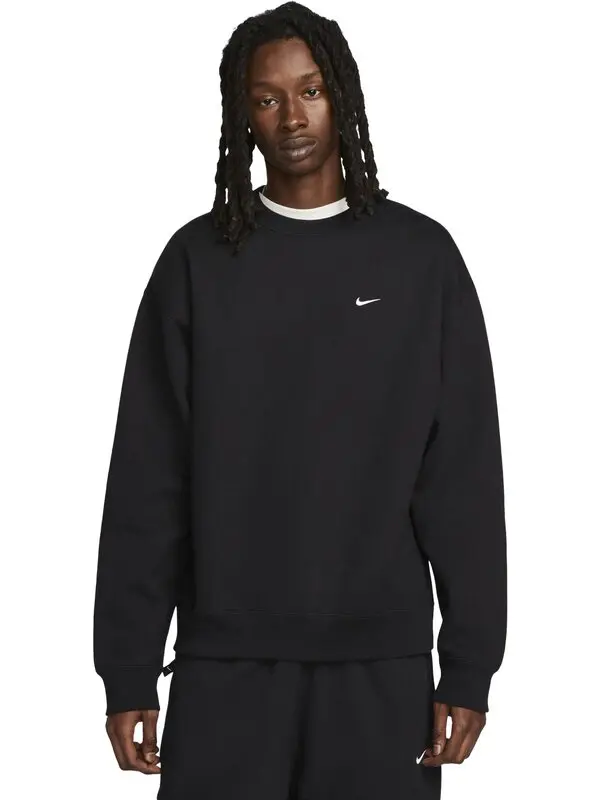 Nike Solo Swoosh Fleece Crew - Black
