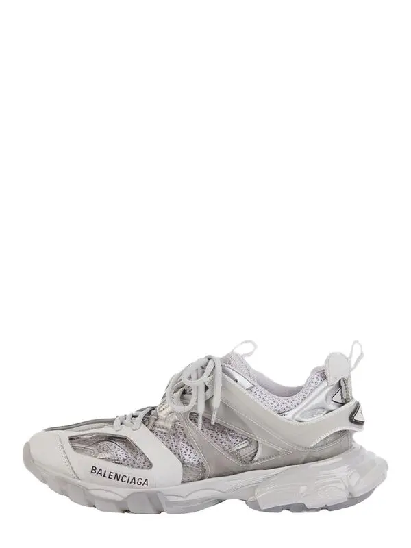 Balenciaga Track Clear Sole Sneakers - Gray/white