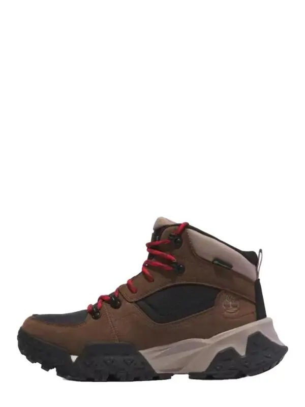 Timberland Motion Scramble Mid Lace-up Waterproof Hikers - Brown/red/black