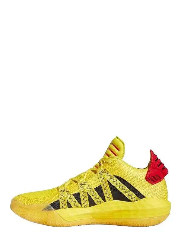 Adidas Dame 6 "hot Rod" Sneakers - Yellow/red