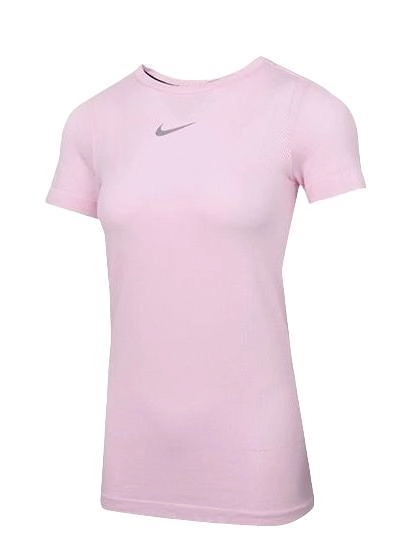 Nike Dri-fit Running Short Sleeve T-shirt - Pink
