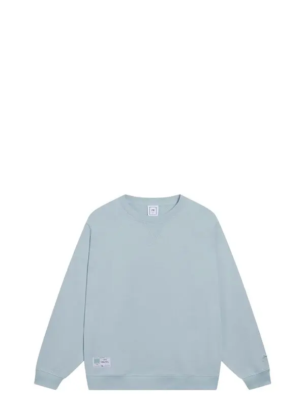 LI-NING Chinese Color Label Logo Sweatshirt - Blue