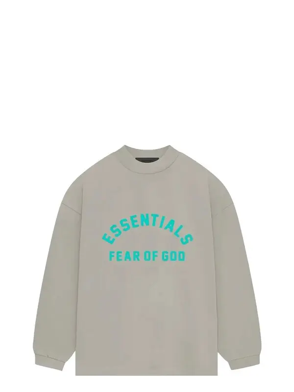Fear Of God Heavy Jersey Long-sleeve T-shirt - Grey/teal