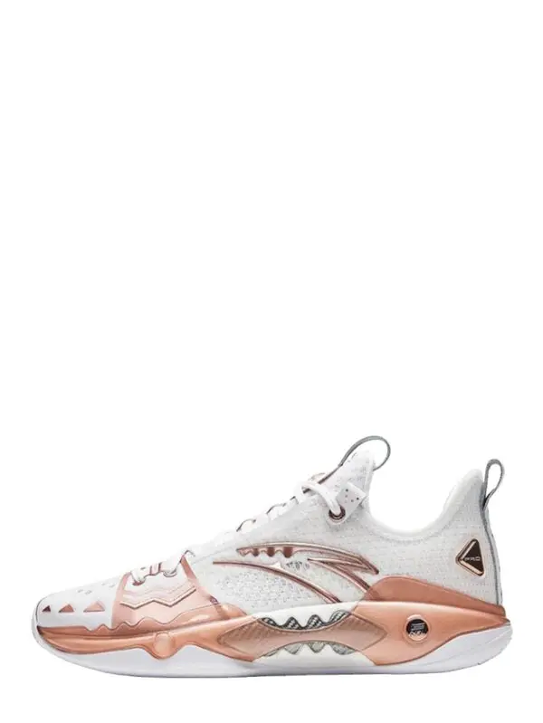 ANTA Shock Wave 5 Pro Championship Sneakers - White/copper