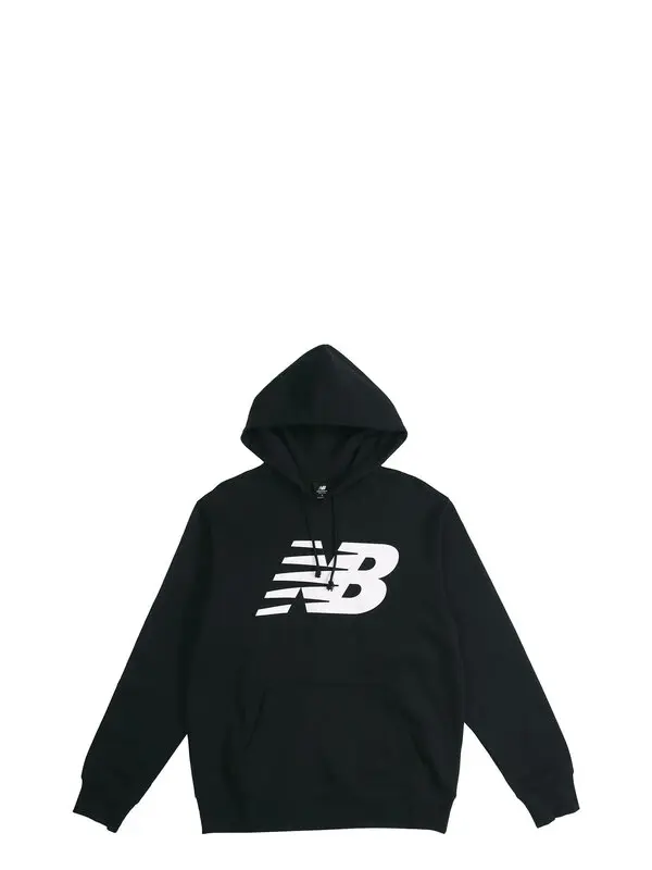 NEW BALANCE Hooded Long Sleeve Athleisure Sports Sweatshirt - Black