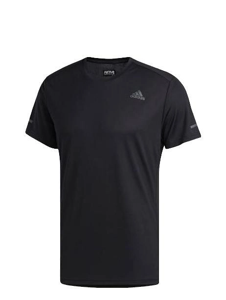 Adidas Run It Tee Logo - Black
