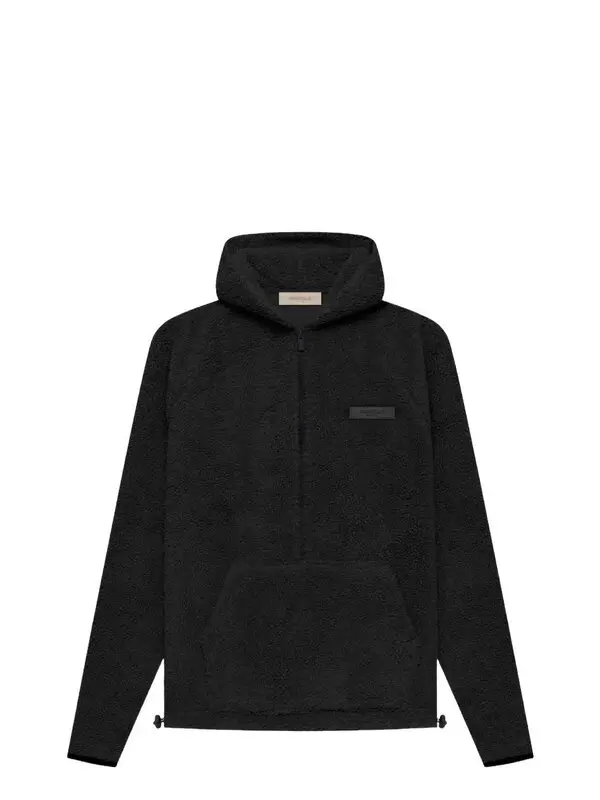 Fear Of God Ss22 Polar Fleece Half Zip Hoodie 'iron - None