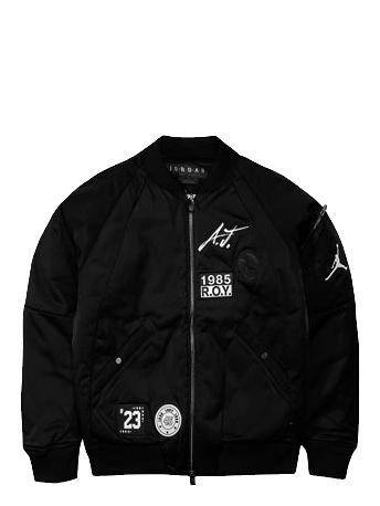 JORDAN Ma-1 Aviator Bomber Jacket - Black