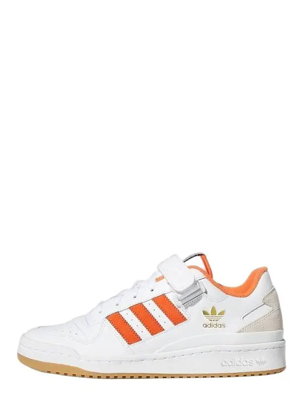 Adidas Forum Low Sneakers - Cloud White/true Orange/gum