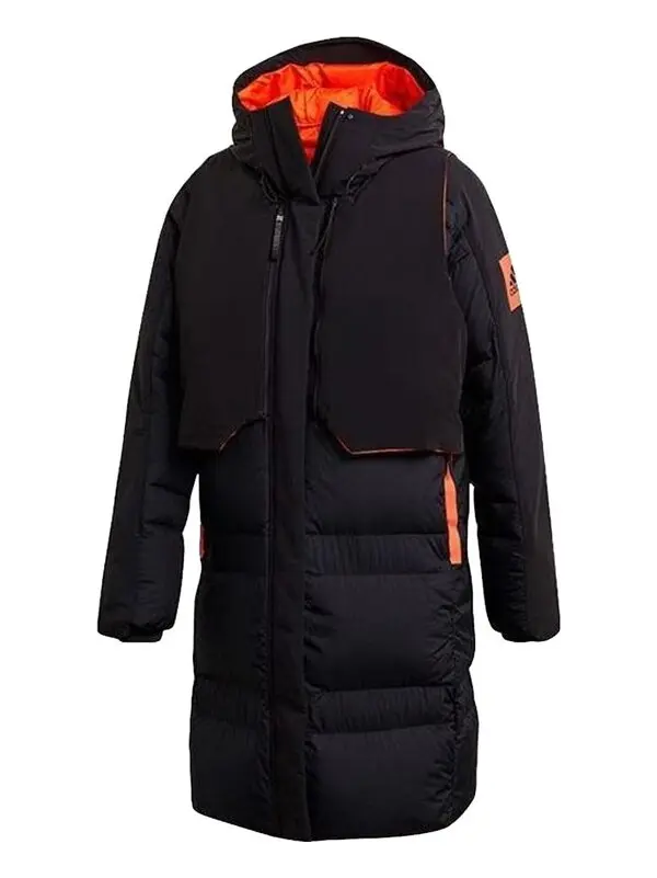 Adidas Myshelter Cold.rdy Down Jacket - Black/orange