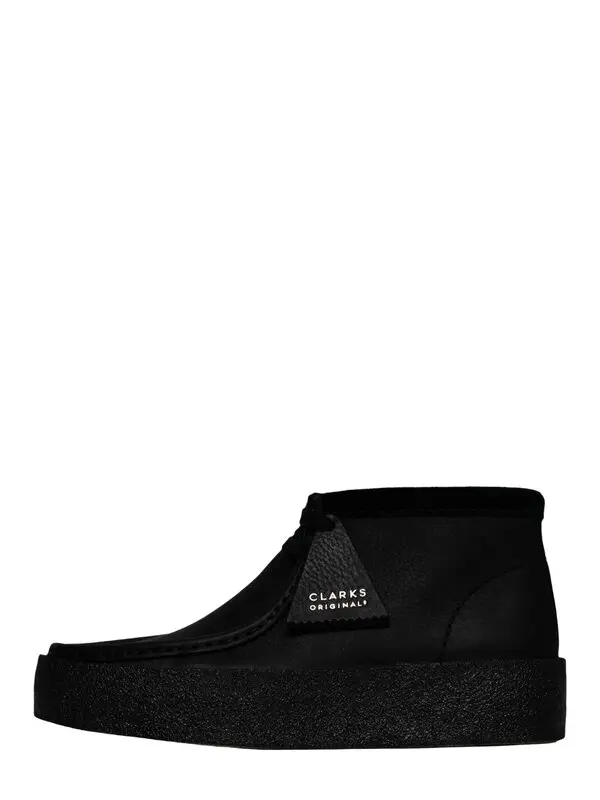 Clarks X Vandy The Pink Skeleton Wallabee V2 Leather Patent - Black
