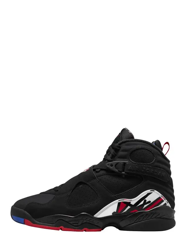 JORDAN Retro Playoffs High Top Sneakers - Black/true Red-white