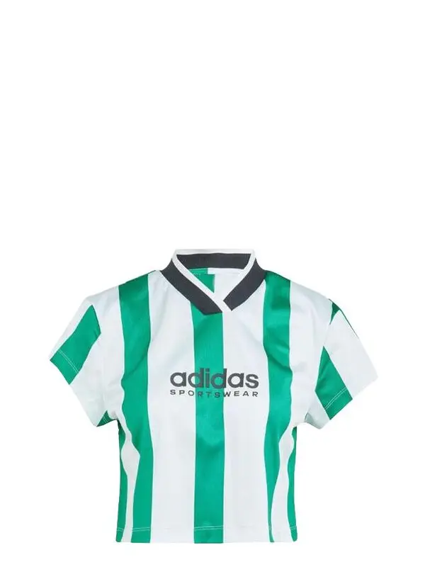 Adidas Tiro Colorblock Crop Top - Green/multi-color