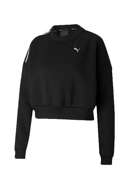 PUMA Train Logo Printing Short Round-neck Sweatshirt - Default Color