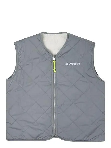 CONVERSE Sherpa Reversible Vest - Grey