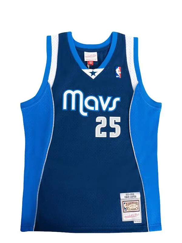 Mitchell & Ness X Nba Dallas Mavericks 2011-12 Swingman Jersey Vince Carter 25 - Blue