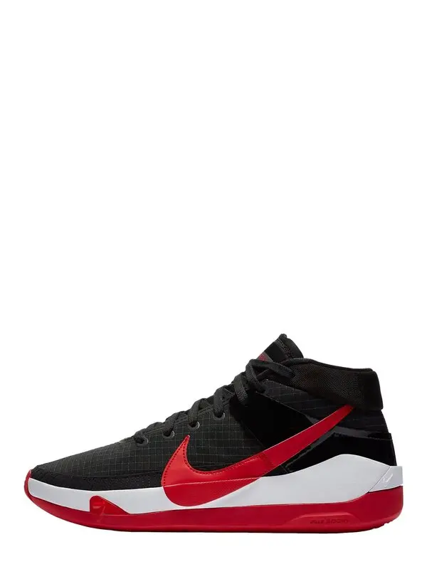 Nike Kd Ep "bred" Mid-top Athletic Sneakers - Black/red